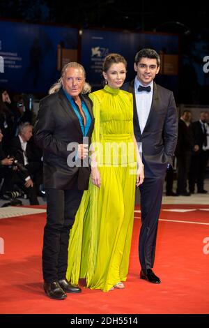 (L-R) Lola Karimova-Tillyaeva and and Timur Tillyaev walk the red ...
