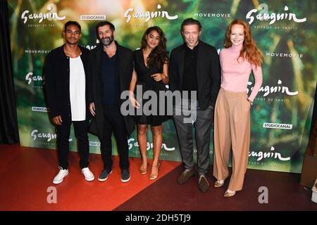 Tuheï Adams and Vincent Cassel attend the Gauguin, voyage de Tahiti ...