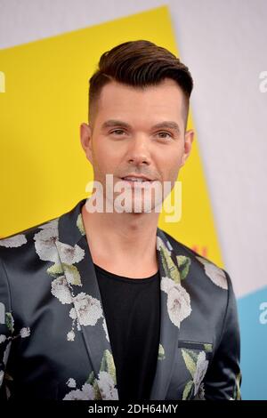 AJ Gibson attends the 2017 Streamy Awards at The Beverly Hilton Hotel ...