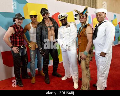 (L-R) Village People - Chad Freeman, James Kwong, J.J. Lippold, Angel ...