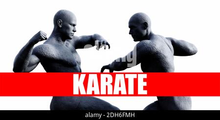 Karate Classes Training Fighting Concept Background Stock Photo - Alamy