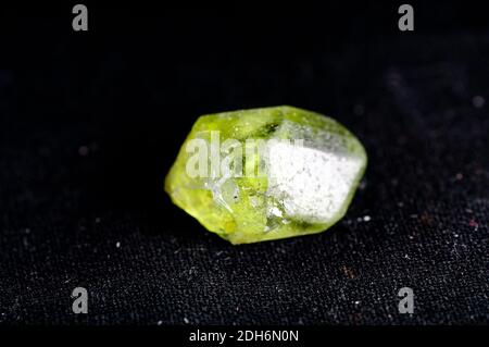 vibrant green forsterite crystal mineral sample gem, science geology ...