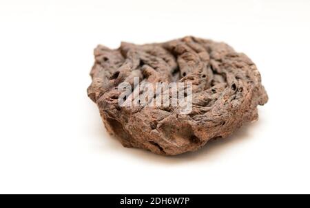 pahoehoe mineral sample, a light volcanic stone Stock Photo - Alamy