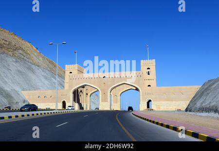 Rustaq city gate, Oman Stock Photo - Alamy