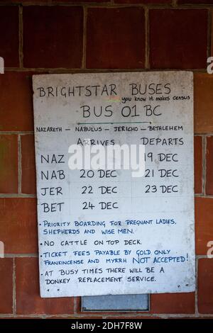 Nativity figures Village Stock Photo - Alamy