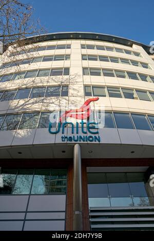 Unite the Union building in Holborn, London. Unite is Britain's biggest ...