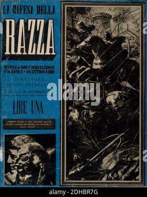 La difesa della razza, anno 4 n.6, Tumminelli, Roma Stock Photo - Alamy