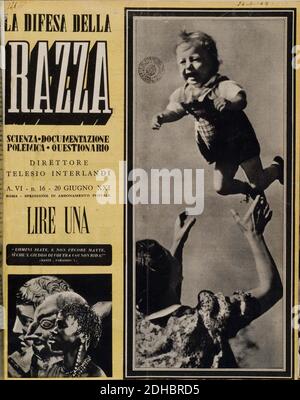 La difesa della razza, anno 4 n.6, Tumminelli, Roma Stock Photo - Alamy