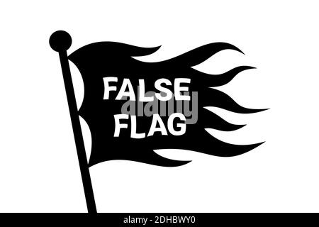 Wavy False flag on the pole - covert identity as method of deception ...