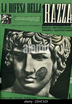 La difesa della razza, anno 4 n.6, Tumminelli, Roma Stock Photo - Alamy
