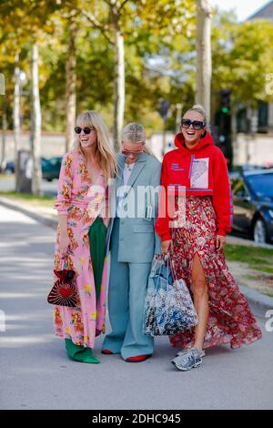 Jeanette Friis Madsen, Thora Valdimars and Charlotte Sandgren arriving ...