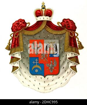 RU COA Kurakin I 3 Stock Photo - Alamy