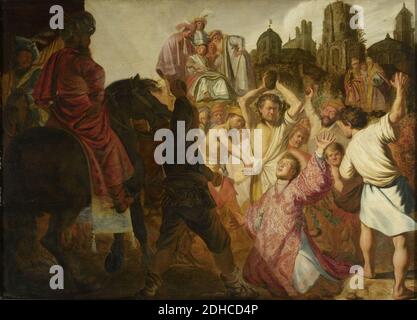 La Lapidation de Saint Etienne - Rembrandt (A 2735 Stock Photo - Alamy