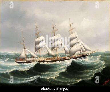 The four-masted steel barque Balmoral, built in 1895, was an iconic ...