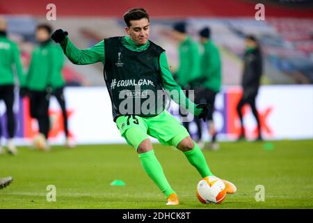 EINDHOVEN, NETHERLANDS - DECEMBER 10: Loizos Loizou of Omonia Nicosia ...