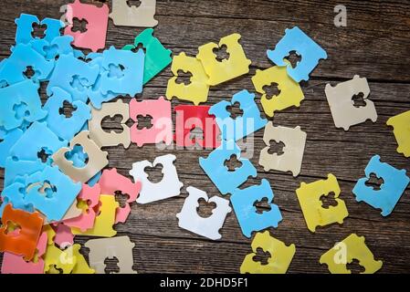 Price Tag Bread Clip on white background. The bleu color of plastic ...
