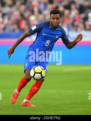 France's Thomas Lemar during the World Cup 2018 Group A qualifications ...