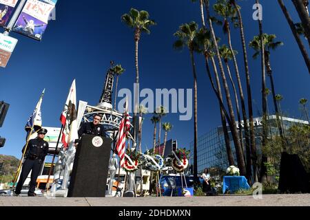 Cory Palka Captain III Hollywood Division attends the unveiling ...