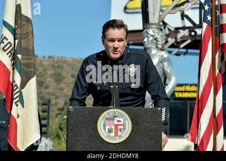 Cory Palka Captain III Hollywood Division attends the unveiling ...