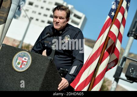Cory Palka Captain III Hollywood Division attends the unveiling ...