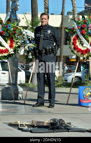 Cory Palka Captain III Hollywood Division attends the unveiling ...