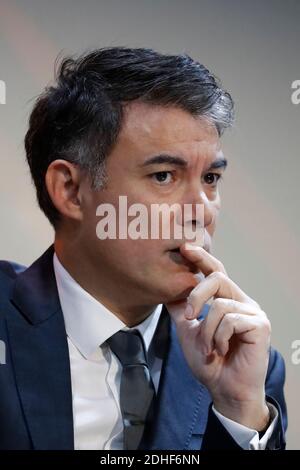 La Nouvelle Gauche member of Parliament and Group Chief Olivier Faure ...
