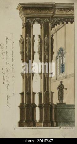 La Dame blanche - esquisse, détail - 3e acte - 1825 Stock Photo - Alamy