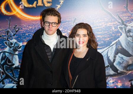 Thomas Soliveres and girlfriend Nassima Benchicou arriving at 'Santa ...