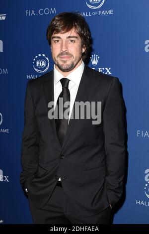 Fernando Alonso attending the FIA Hall of Fame Induction ceremony at ...