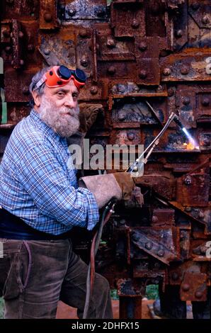 File photo of sculptor Cesar pictured in his workshop in Paris, France ...