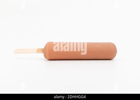 Rod ice cream on white background Stock Photo - Alamy