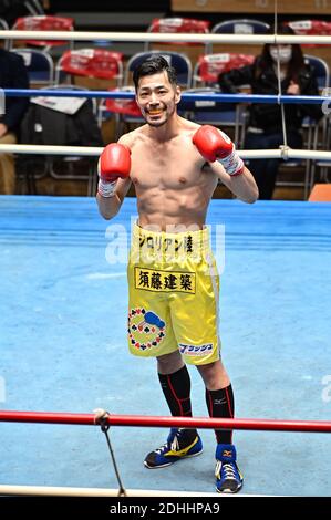 Tokyo, Japan. 9th Dec, 2020. (R-L) Zirolian Riku, Takuya Ota Boxing ...