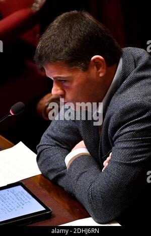 Open Vld's Tom Ongena pictured during a plenary session of the Flemish ...