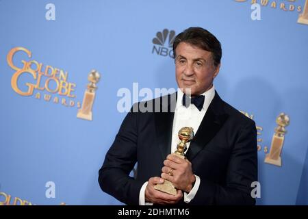 Sylvester Stallone attends the press rooom of the 73rd Annual Golden ...