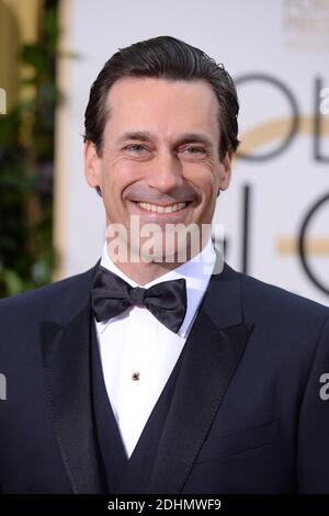 Actor Jon Hamm attending the 73rd Annual Golden Globe Awards held at ...