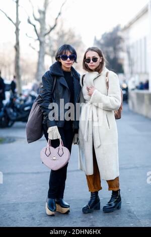 Street style, Sahar Jaberian arriving at Rick Owens Fall-Winter 2016 ...