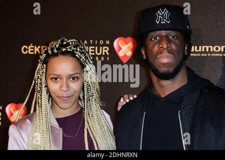 Youssoupha et sa compagne assistent a l'avant-premiere du film ...