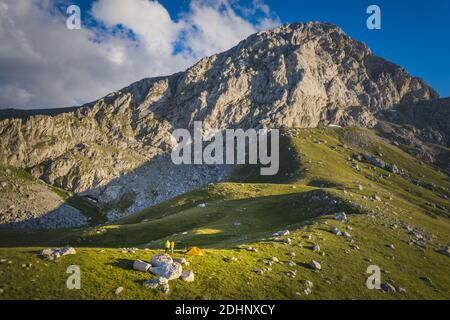 Mount Giona, the Highest Mountain of Southern Greece, panoramic view of ...