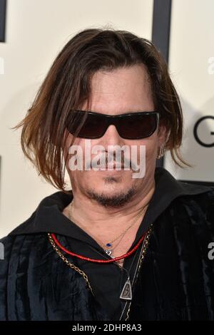 Johnny Depp attends The 58th GRAMMY Awards at Staples Center on ...
