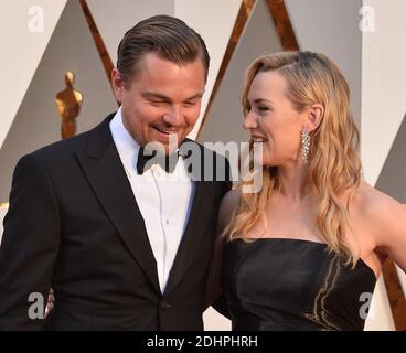 LEONARDO DICAPRIO and KATE WINSLET in TITANIC (1997), directed by JAMES ...