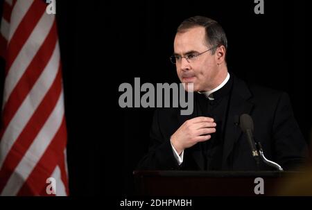 Rev. Paul Scalia, son of Supreme Court Justice Antonin Scalia, delivers ...