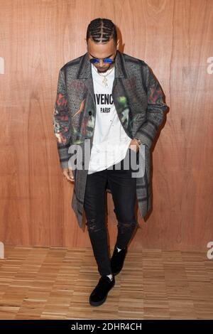 Chris Brown attending the Givenchy show as part of Paris Fashion Week ...