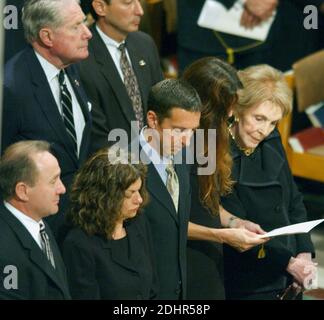 Nancy Reagan, Ron Reagan Jr., Patty Davis, Ronald Reagan Stock Photo ...