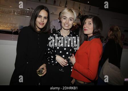 Aude Sarkamari, Elsa Muse et Alexandra Apikian lors de la soirée de lancement du site internet ...