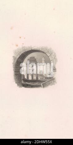 The Forum (vignette) 1830 by Edward Goodall Stock Photo - Alamy
