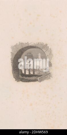 The Forum (vignette) 1830 by Edward Goodall Stock Photo - Alamy