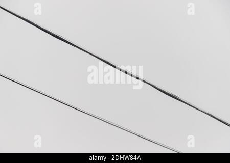 Wires frozen in ice. Selective focus. nature Stock Photo - Alamy