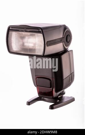 speedlight isolated on white background (all logos, inscriptions and ...