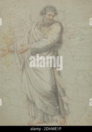 Study for the Figure of St. Paul by Edward Francis Burney Stock Photo ...