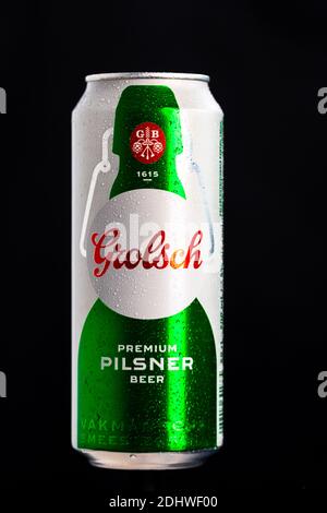 Water droplets on Grolsch Premium Pilsner - Grolsch Premium Lager beer ...